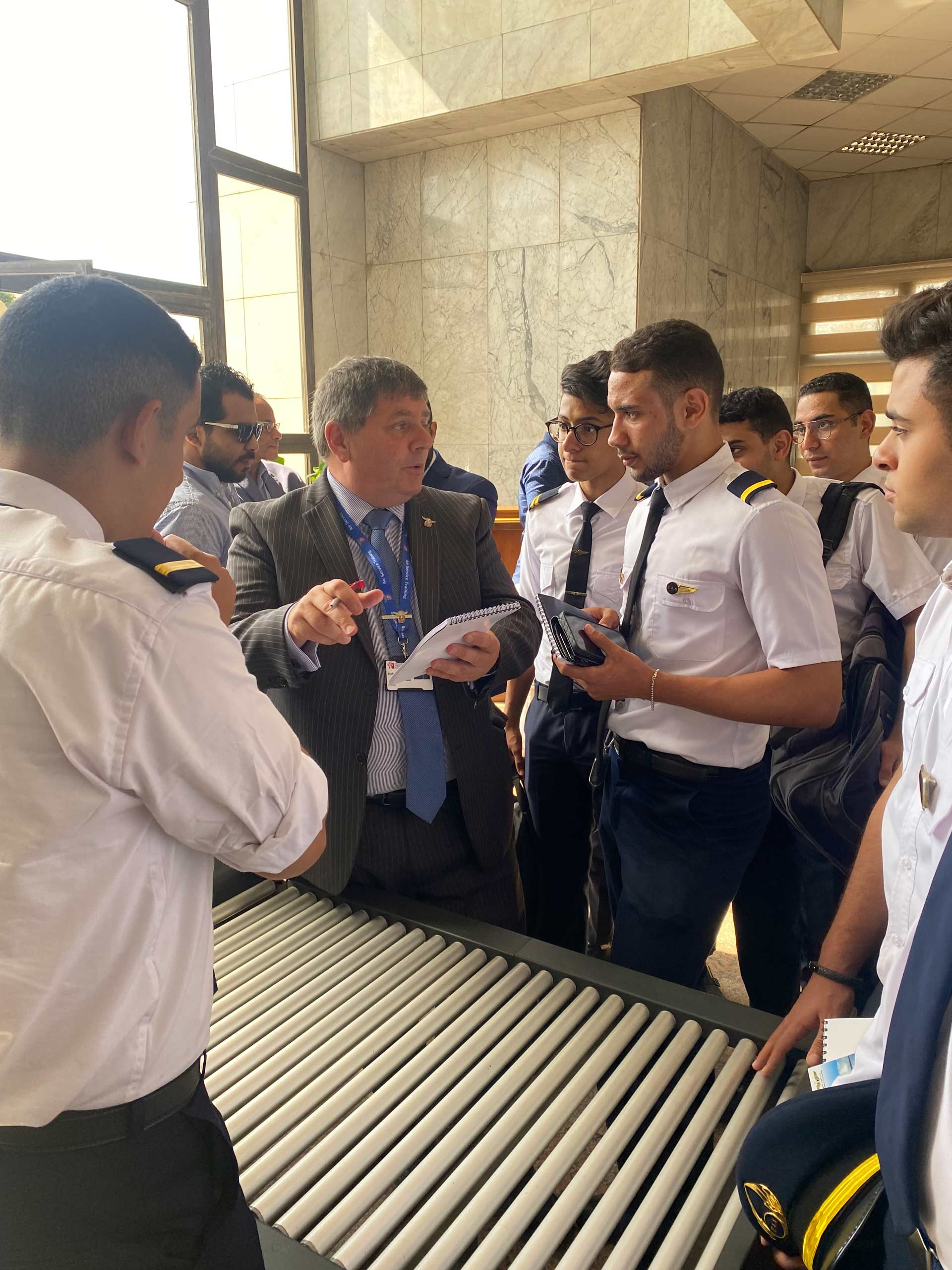 The Visit of Mr. Robert Sutherland; the accountable manager and senior ...