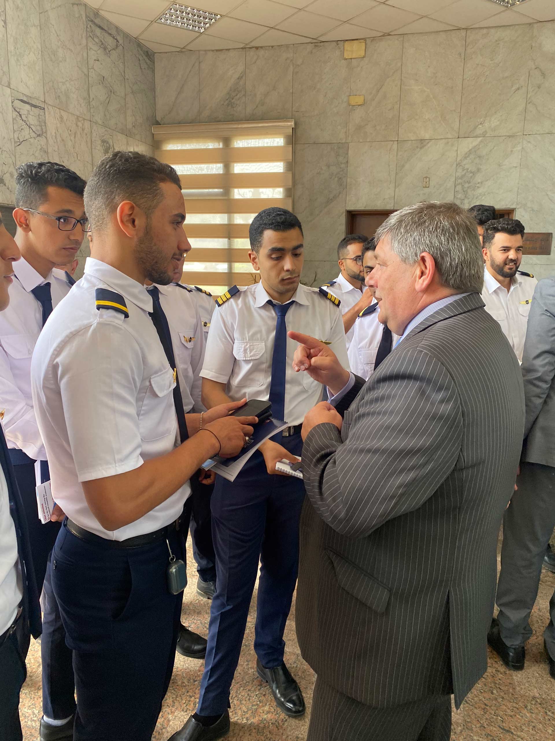 The Visit of Mr. Robert Sutherland; the accountable manager and senior ...